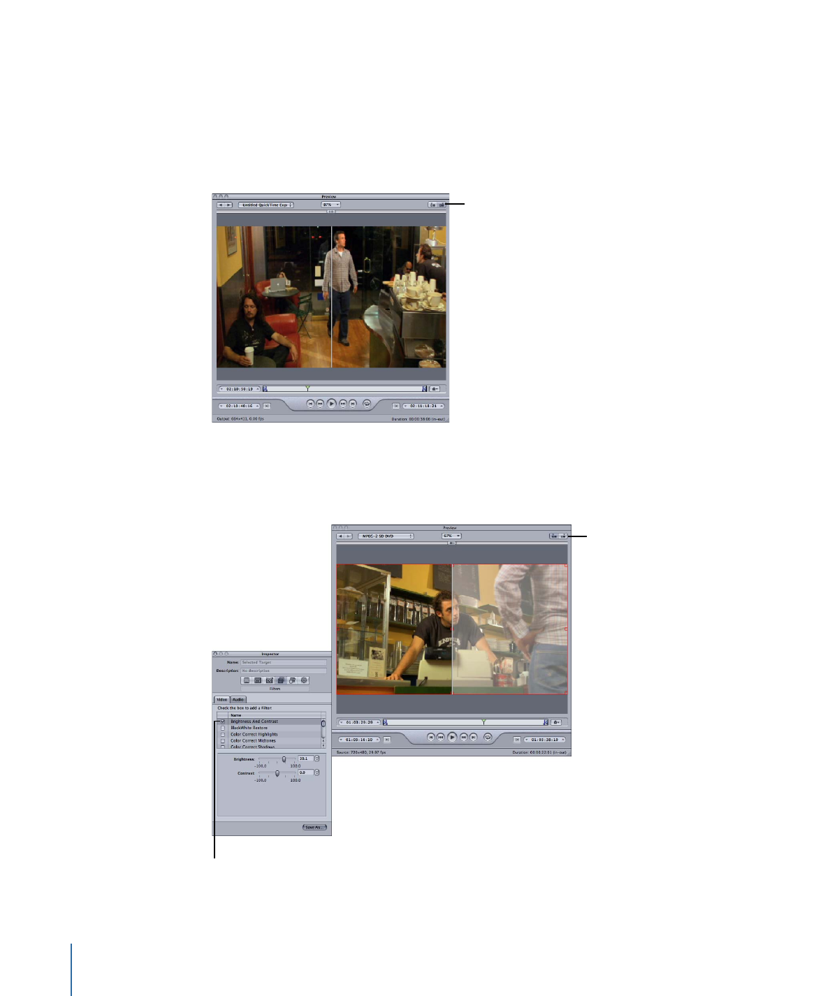 Previewing a Clip - Compressor 4