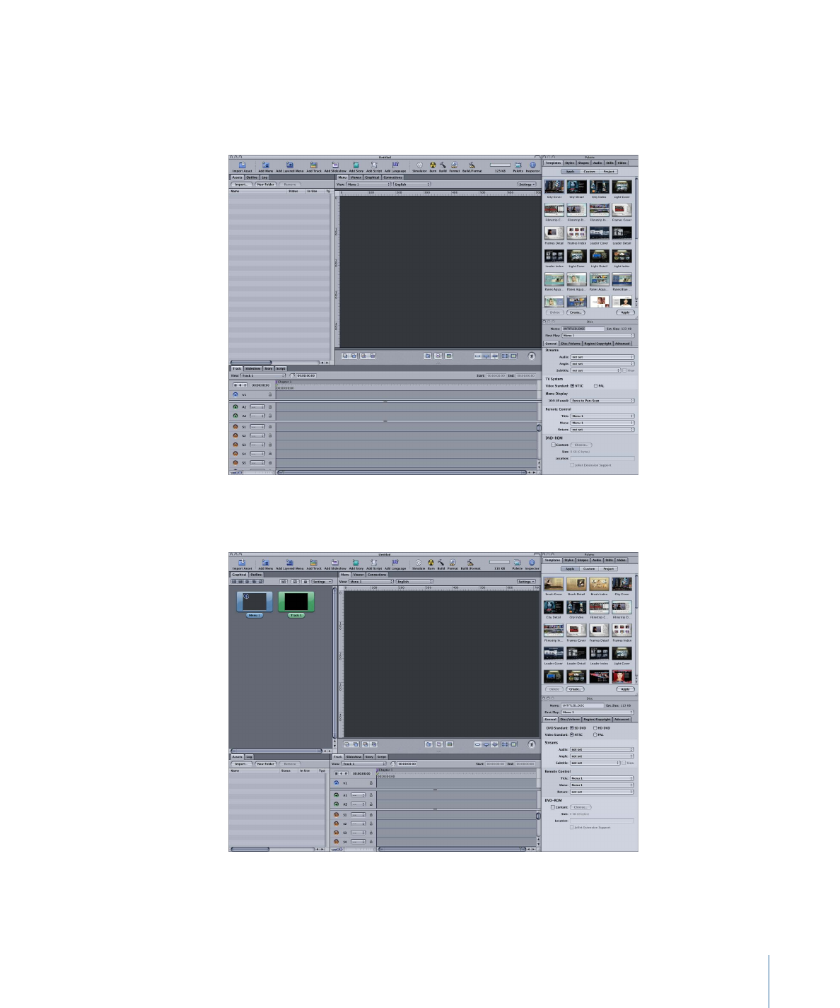 Opening DVD Studio Pro - DVD Studio Pro