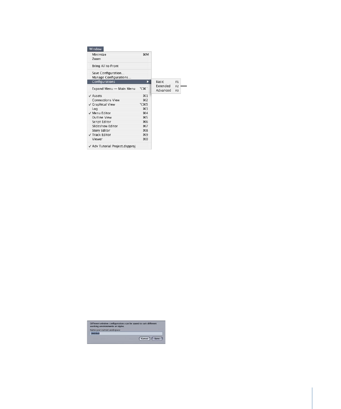 Configuring the Interface - DVD Studio Pro