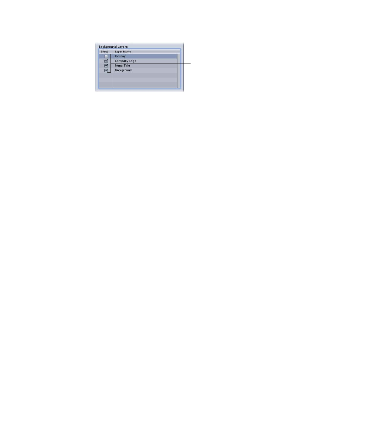 Choosing a Menu’s Background from a Layered Photoshop File - DVD Studio Pro