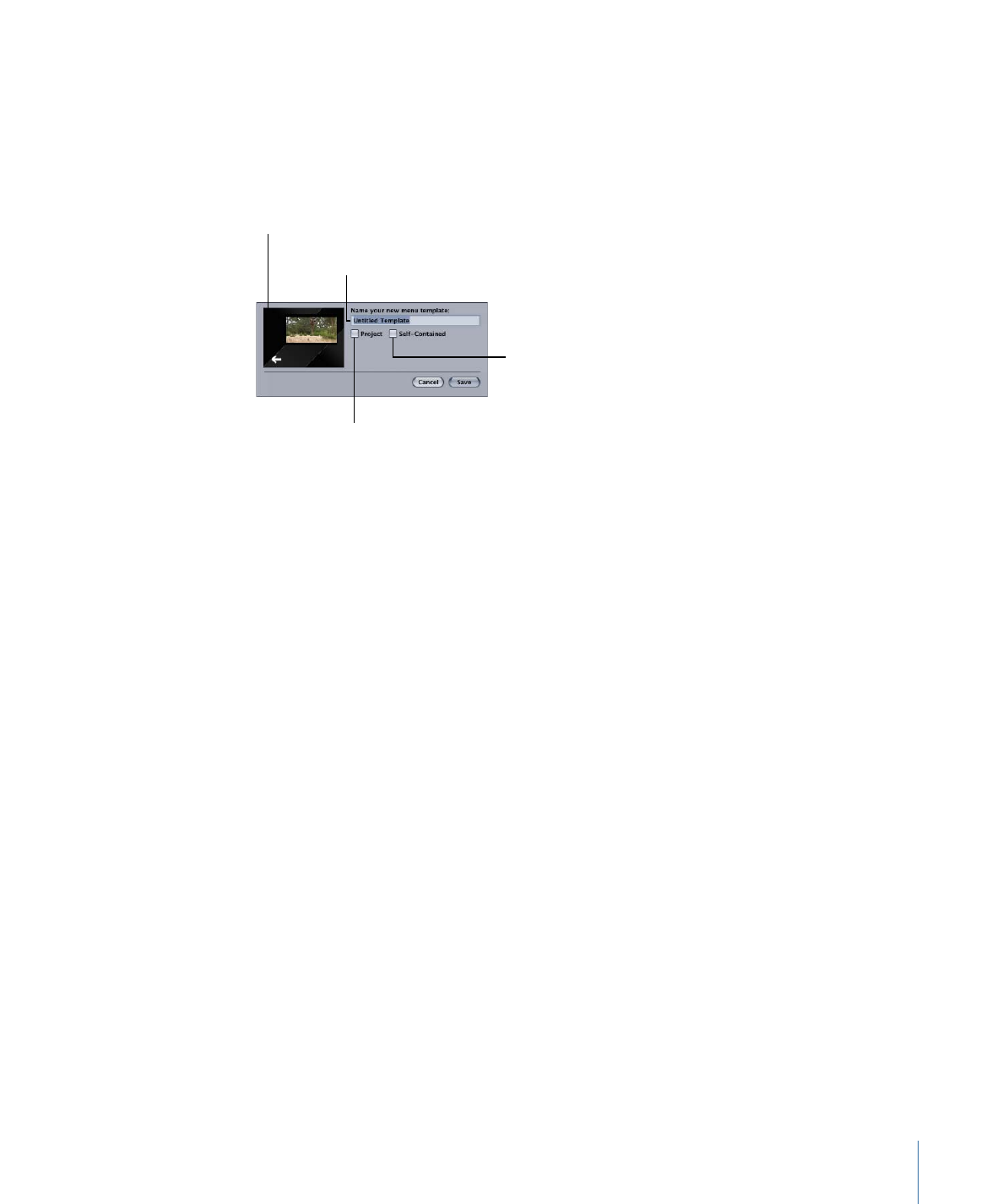 Creating a Template or Style - DVD Studio Pro