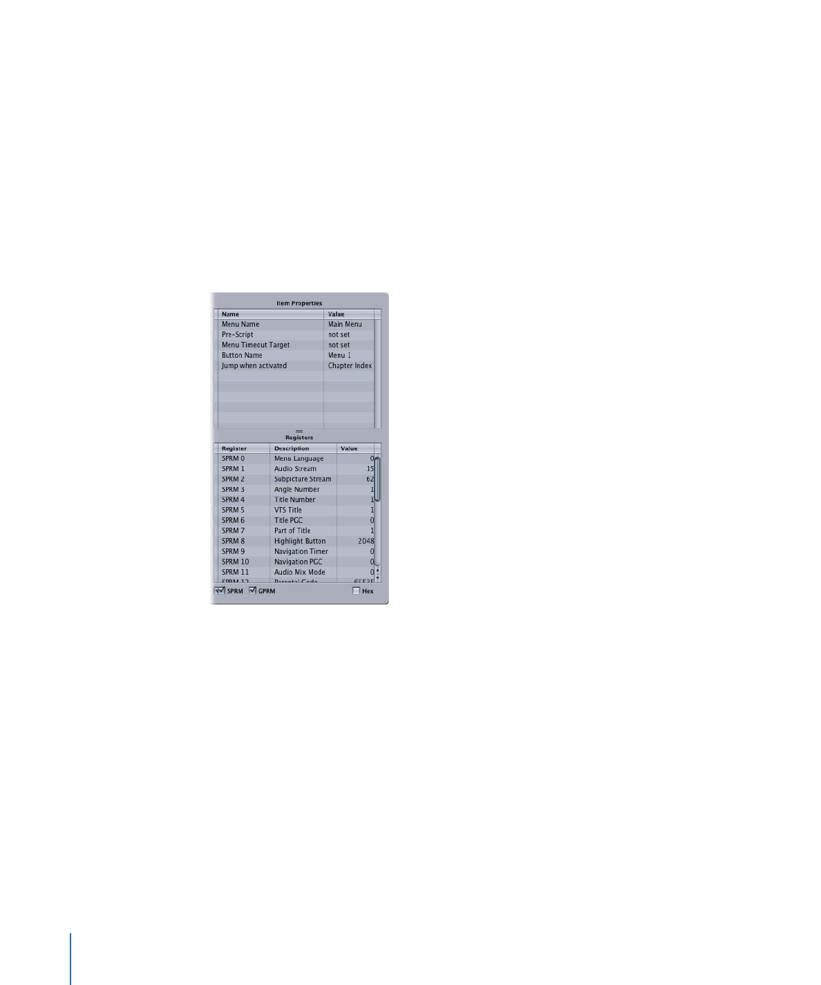 Simulation Log - DVD Studio Pro