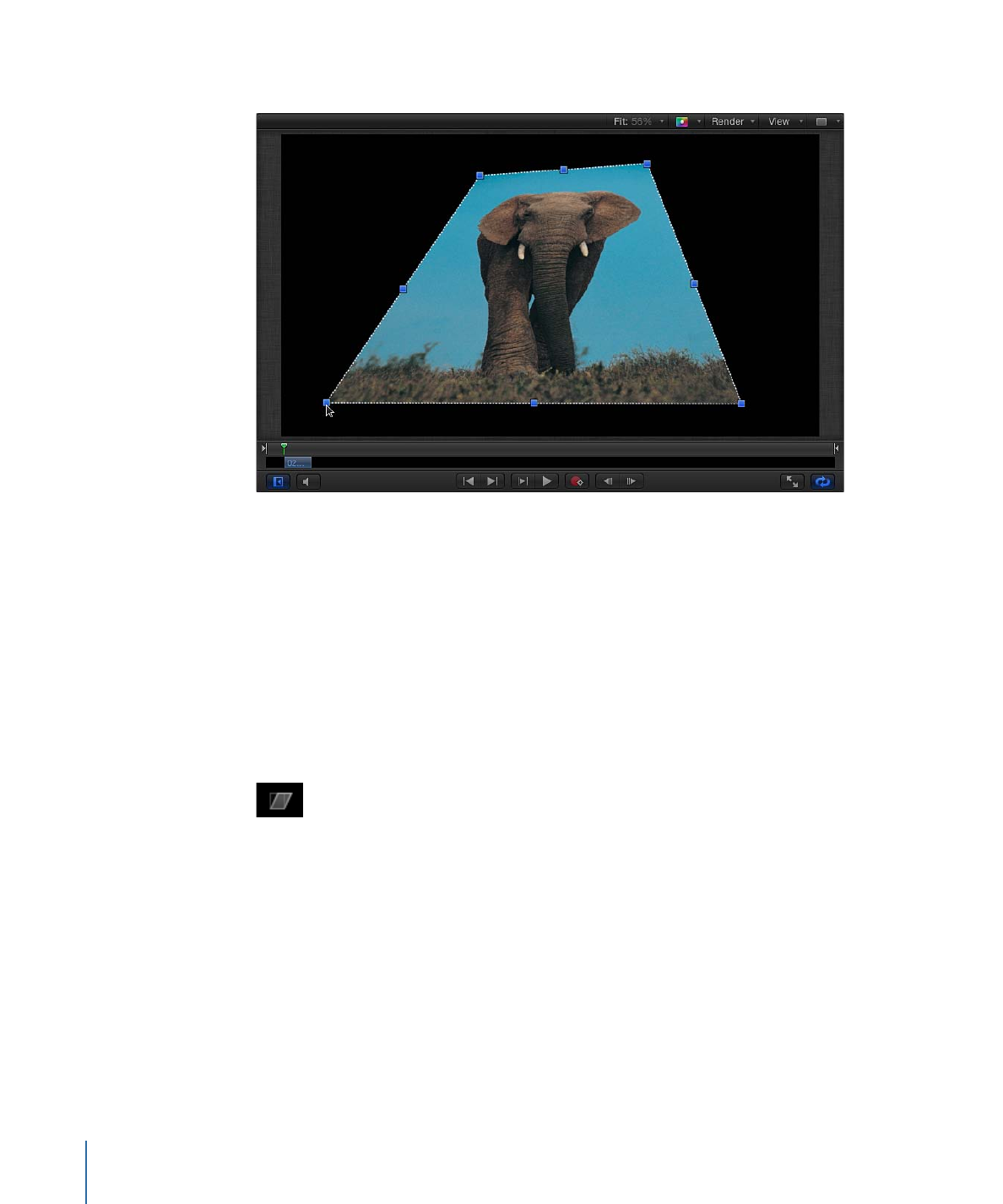 Using the Distort Tool - Motion 5