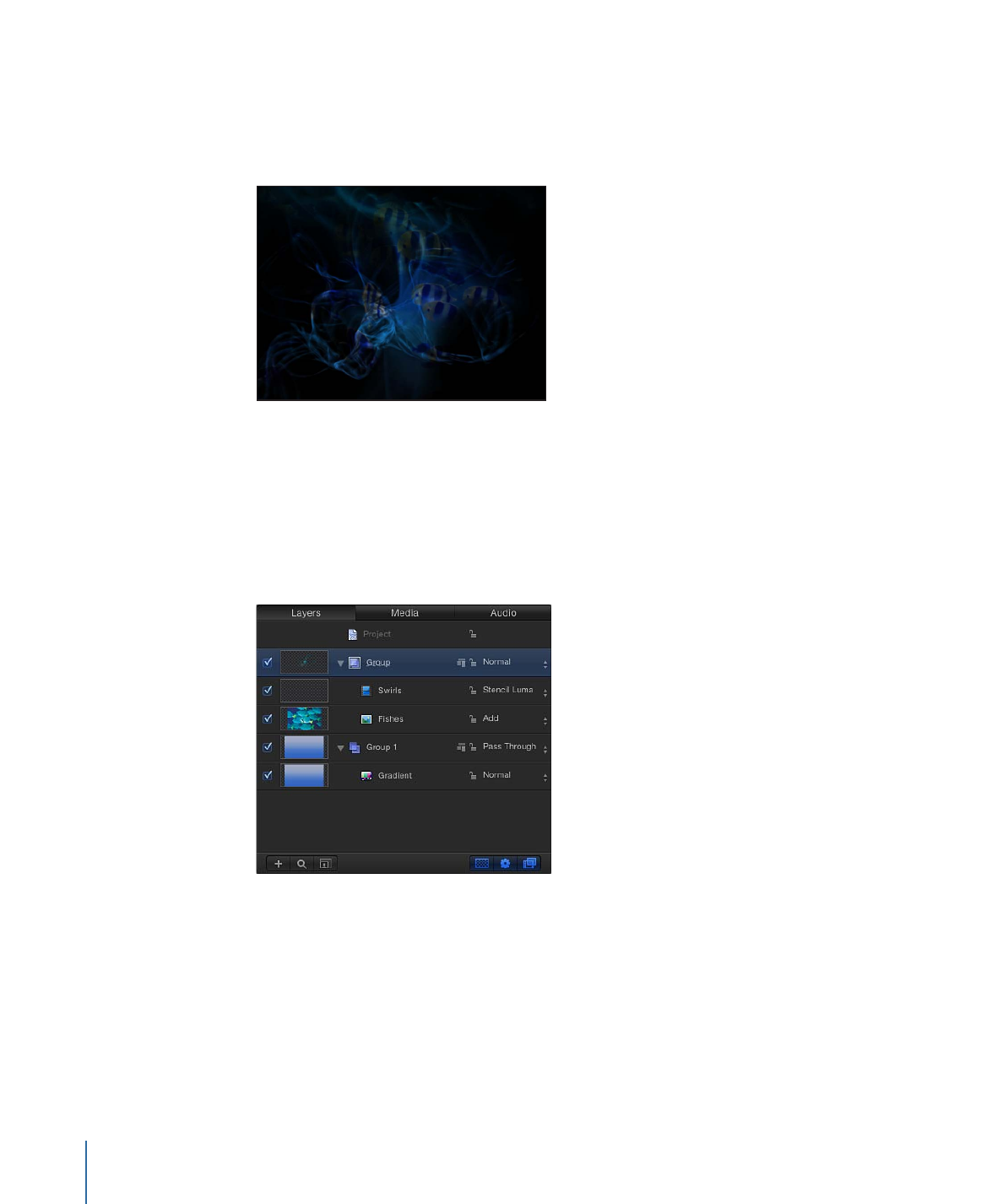 Group Blend Modes - Motion 5