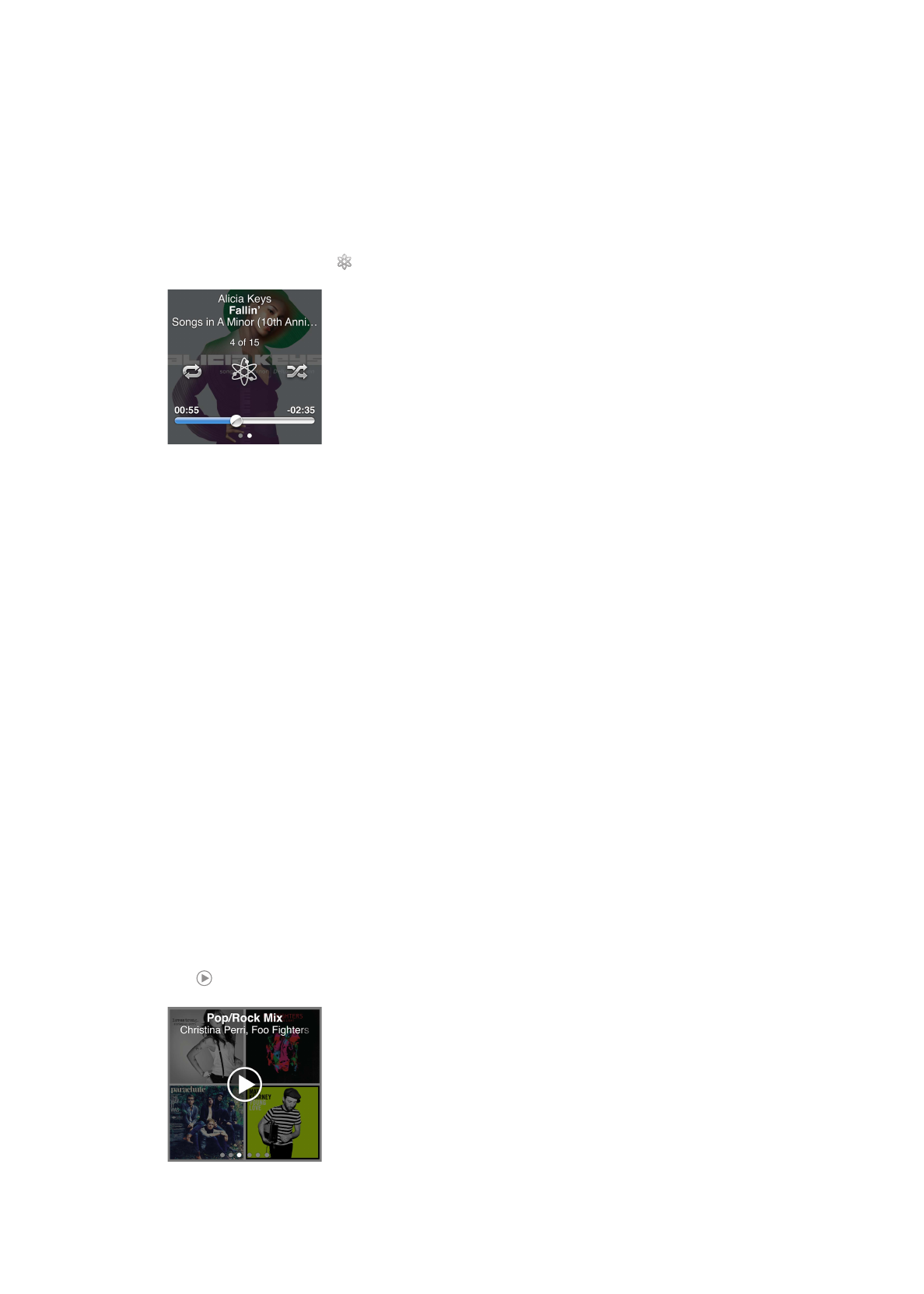 Creating playlists on iPod nano - iPod nano